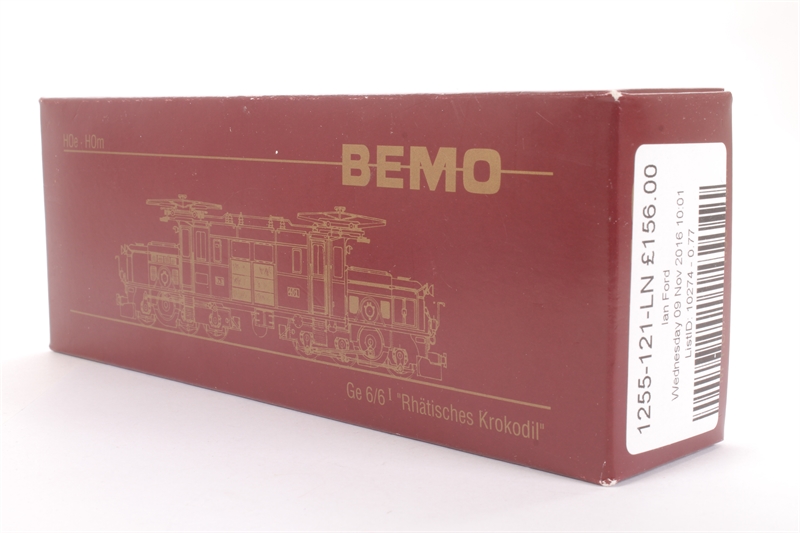 Bemo 1255-121 Class 6/6 I Articulated Crocodile 411 of the Rhaetian