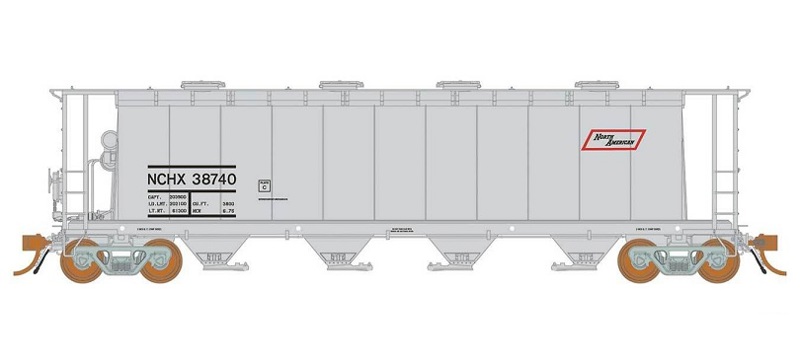 Rapido Trains North America 127016RNA NSC 3800 Cylindrical Covered