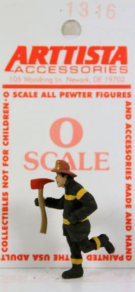 Arttista Accessories 1316ATTA Firefighter Running with Axe
