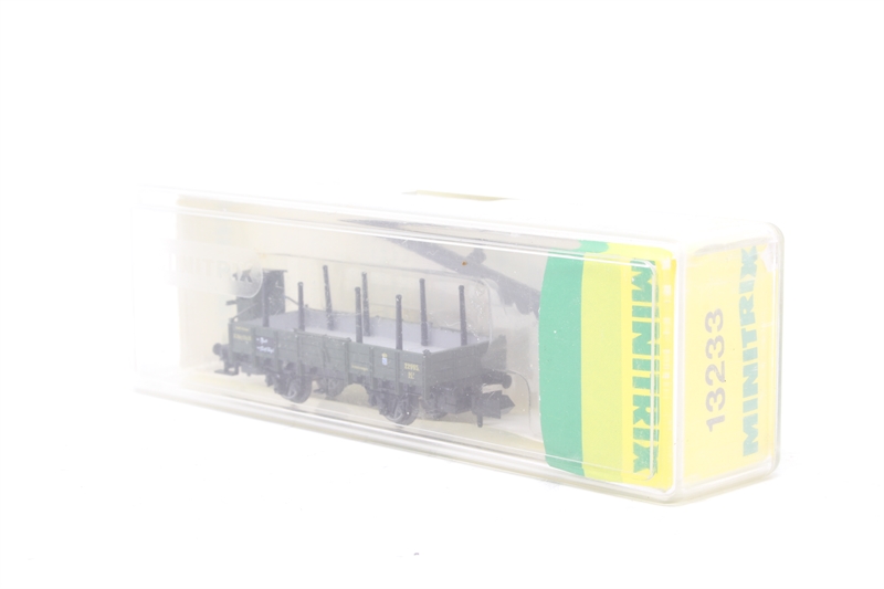 Minitrix 13233 Stake Wagon with Brakeman's Cab of the - Hattons