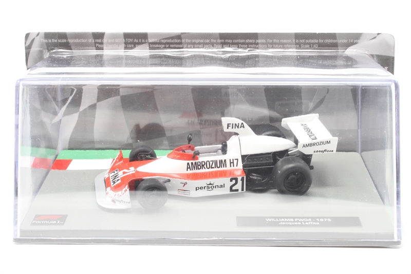 DeAgostini 134DEA Williams FW04 - Jacques Laffite 1975