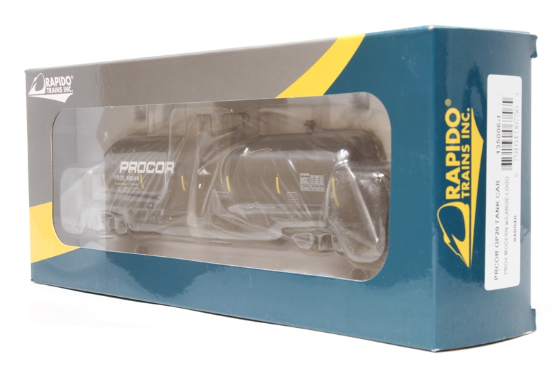 Rapido Trains North America 135006-1 Procor GP20 Tank Car Prox with Large