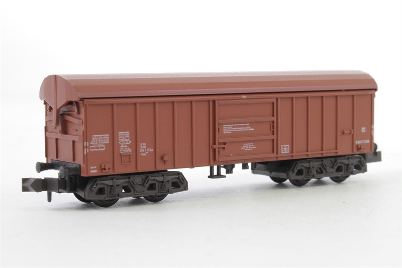 Minitrix 13501Mini 4 Axle Swinging Roof Wagon of the German DB Epoch ...