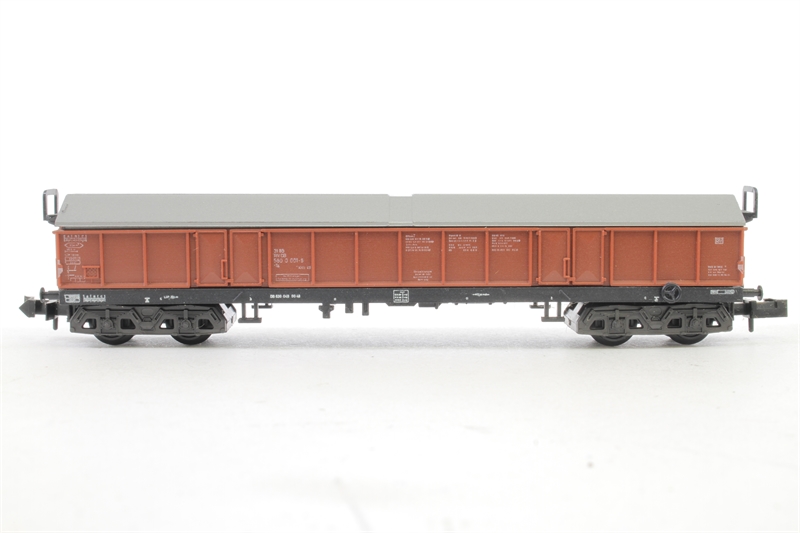 Minitrix 13502Mini Bogie Sliding Roof Wagon of the German - Hattons
