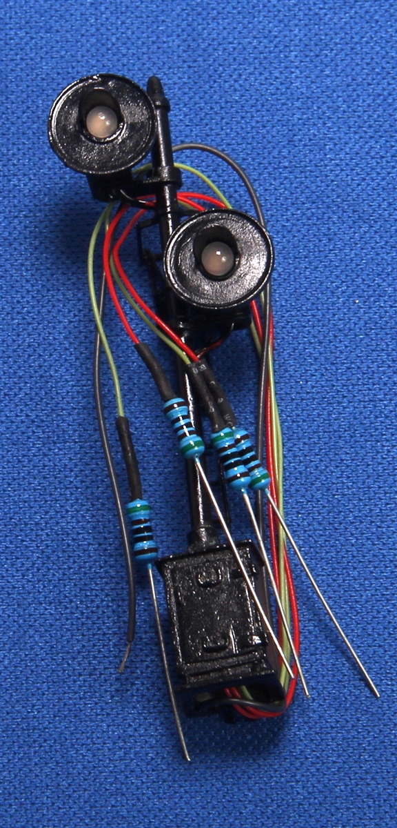 NJ International 1350NJI Black Double SA Target Signal with Short Relay