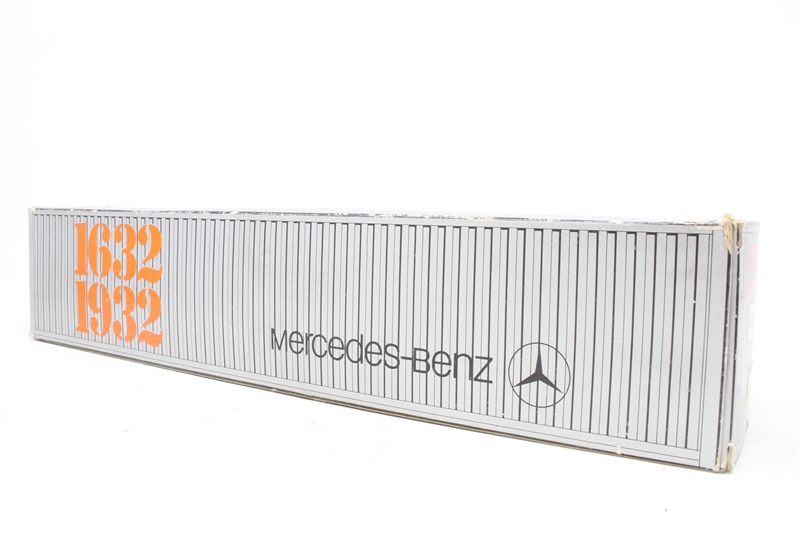 NZG 146NZG Mercedes Benz Truck & Trailer (yellow & white)