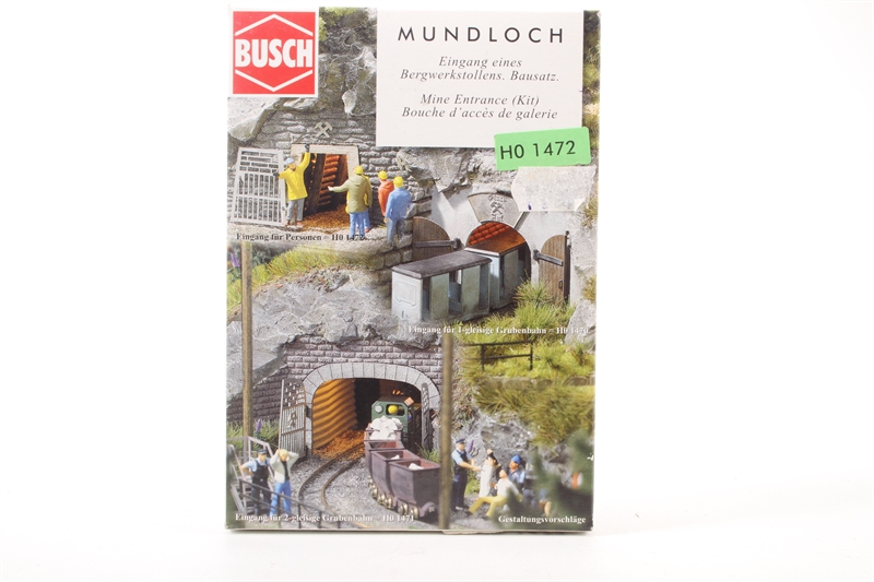 Busch 1472BUS Mine Entrance For Miners HO scale - Hattons