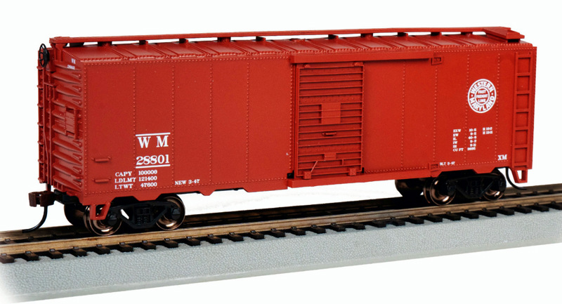Bachmann USA 15015BUS 40' boxcar of the Western Maryland - 28801