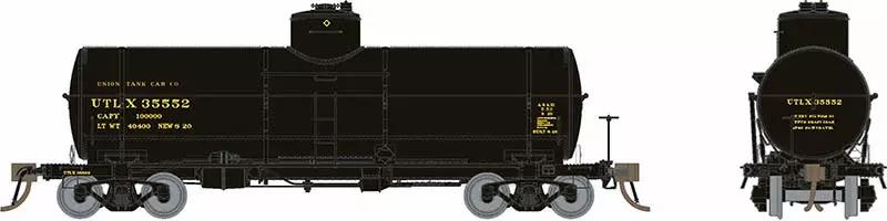 Rapido Trains North America 159007aRNA UTLX 1950s Tank Car (1)
