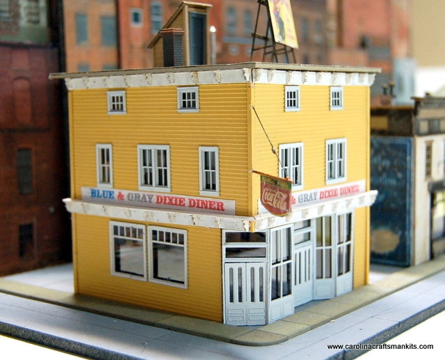 Carolina Craftsman Kits 1592CCRK Blue and Gray Dixie Diner Kit