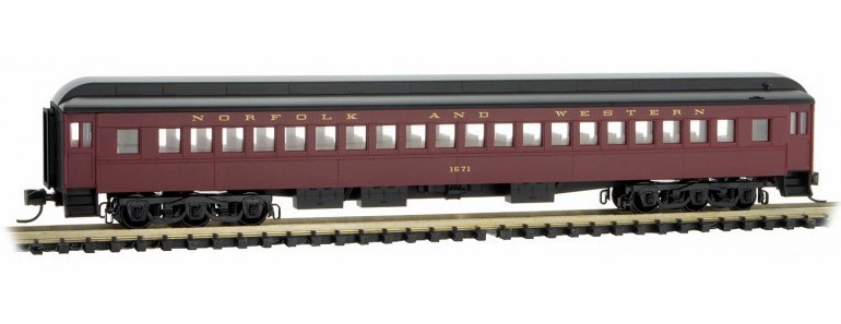 Micro-Trains 16000180 Pullman 78' coach single window heavyweight of the