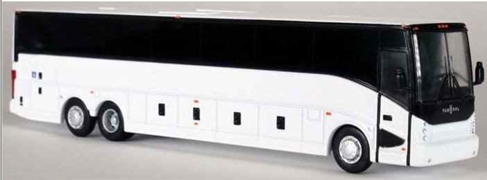 Iconic Replica 16002-WH Van Hool CX-45 Motorcoach, Undecorated