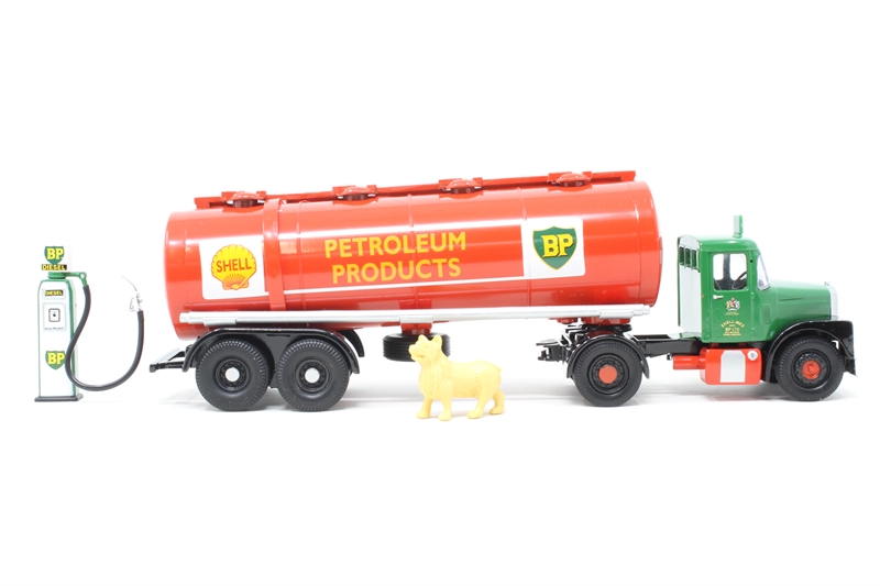 Corgi 16306Cor Scammell Highwayman Tanker with Petrol Pump 'Shell/BP'