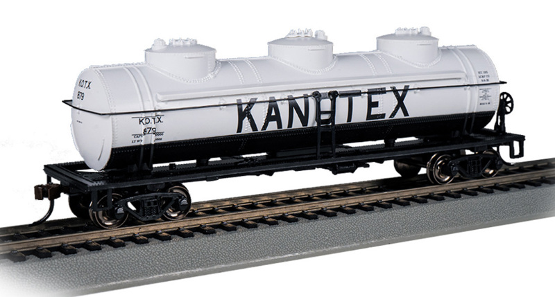 Bachmann USA 17113BUS 40' 3-Dome Tank Car of the Kanotex 879