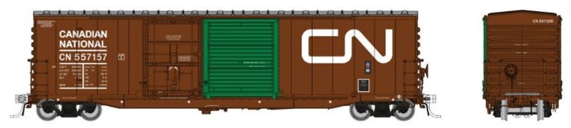 Rapido Trains North America 173001 NSC 5304 Boxcar CN Delivery w/Green