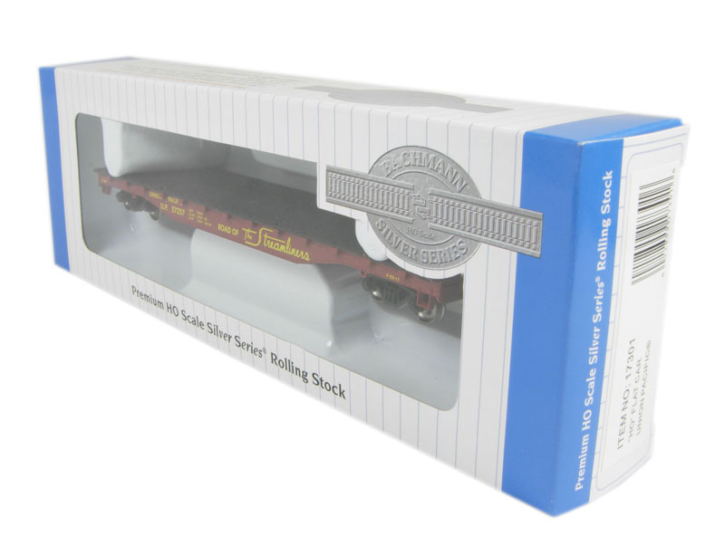 Bachmann USA 17301BAC American 52ft flat wagon in Union Pacific livery