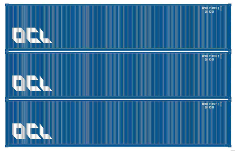 Athearn 17396ATH 40' Corrugated Low-Cube Containers of the - Hattons