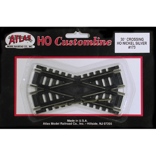 Atlas 173ATL Code 100 Track 30-Degree Custom-Line Crossing - Hattons