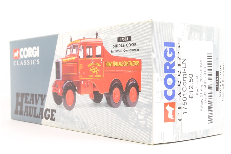 Corgi 17501Corgi 'Siddle Cook' Scammell Constructor