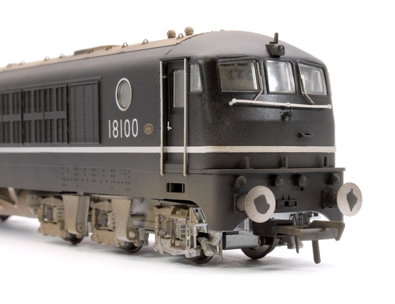 Heljan 1810 Gas Turbine prototype 18100 in BR black with - Hattons