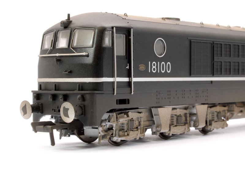 Heljan 1810 Gas Turbine prototype 18100 in BR black with - Hattons