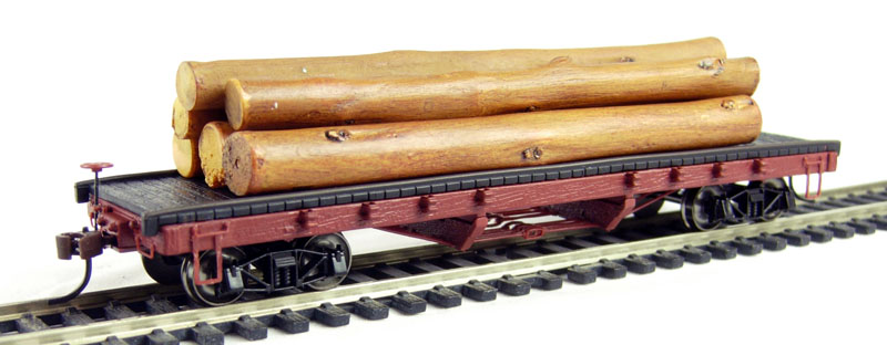 Bachmann USA 18849BAC 40' log car - Hattons