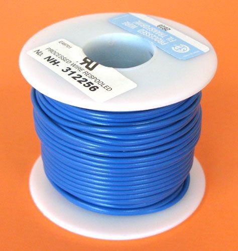 A.E. Corporation 18BL-100AECO 18 GA Blue Hook-Up Wire, - Hattons