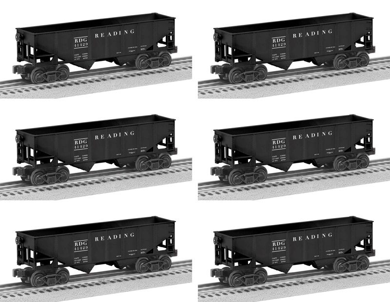 Lionel 1928150 Hopper 6-Car Set, Reading