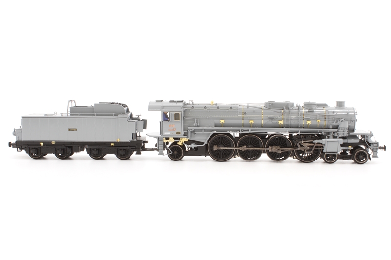 MTH 20-3402-1 Class 241A 4-8-2 #241-022 in grey and black - Hattons