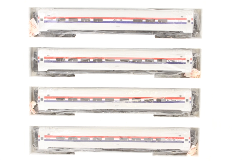 MTH 20-6519 Amtrak Amfleet passenger car set - pack of four - 3-rail