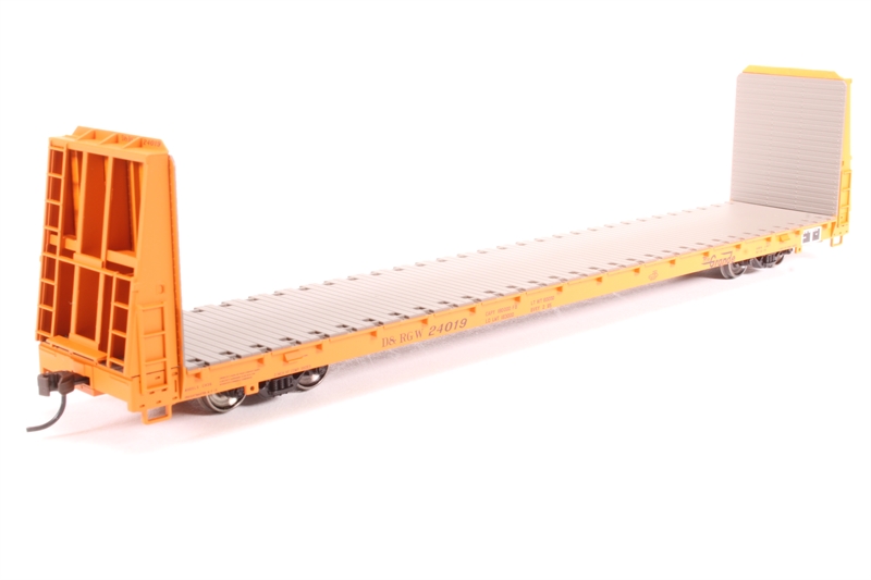 Atlas 20002666 Bulkhead Flat Car #24019 of the Rio Grande Railroad