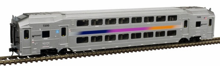 Atlas 20004812 Multi-Level Trailer with Toilet, NJ Transit 7266