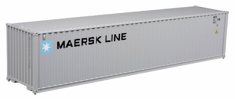 Atlas 20005039 40' Standard Height Container Set 2, Maersk Line