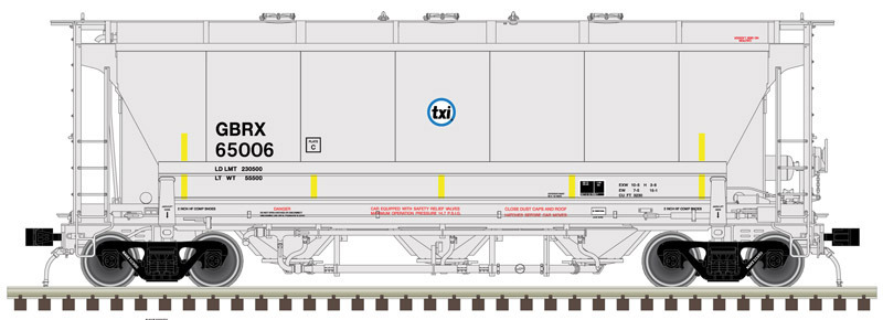 Atlas 20005564 Trinity 3230 hopper car #65005 'TXI'