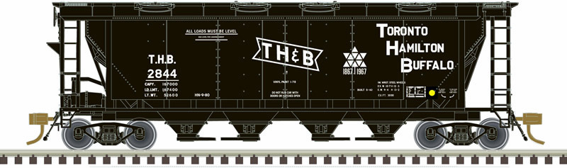 Atlas 20006374 Slab Side Covered Hopper, Toronto Hamilton and Buffalo ...