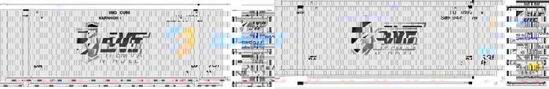 Atlas 20006672 53' Jindo Container, Swift Set 2