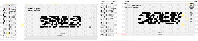 Atlas 20006728 40' Refrigerated Containers, Crowley Set 1