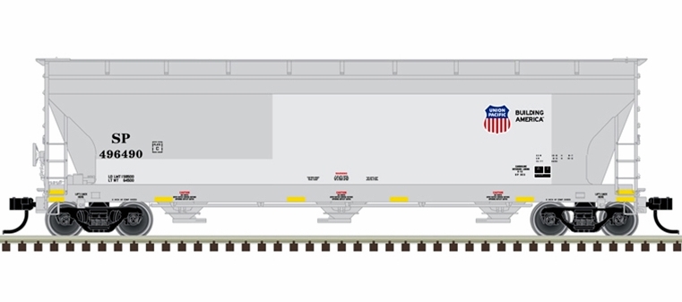 Atlas 20006945 4650 Centerflow Hopper, Union Pacific 496490