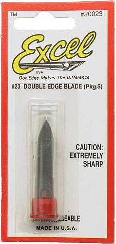Excel 20023EXCL #23 Double Edge Blade (5) (d)
