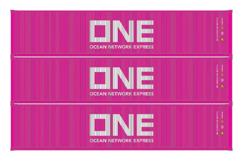 Athearn 20105ATH 40' Low Cube Container of the TLLU #2 (3)