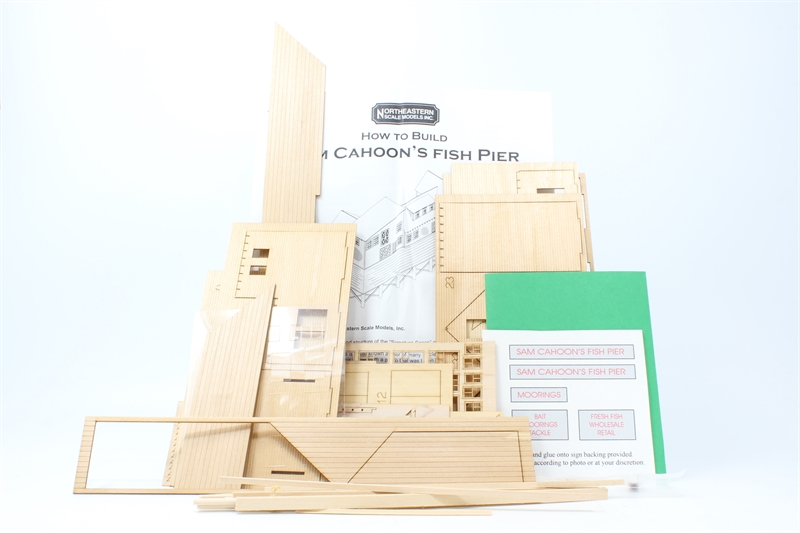 North Eastern Scale Models Inc. 20109NES Sam Cahoon's Fish Pier kit