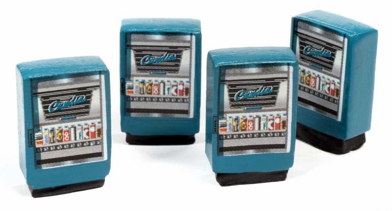 Classic Metal Works 20250CMW 1950s/60s Snack Vending Machines (4)