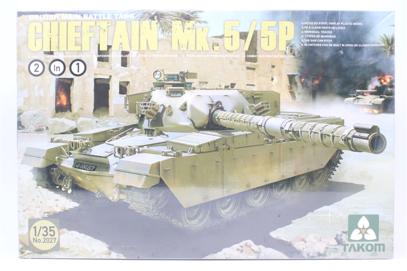 Takom 2027TAK British Main Battle Tank Chieftain Mk.5/P