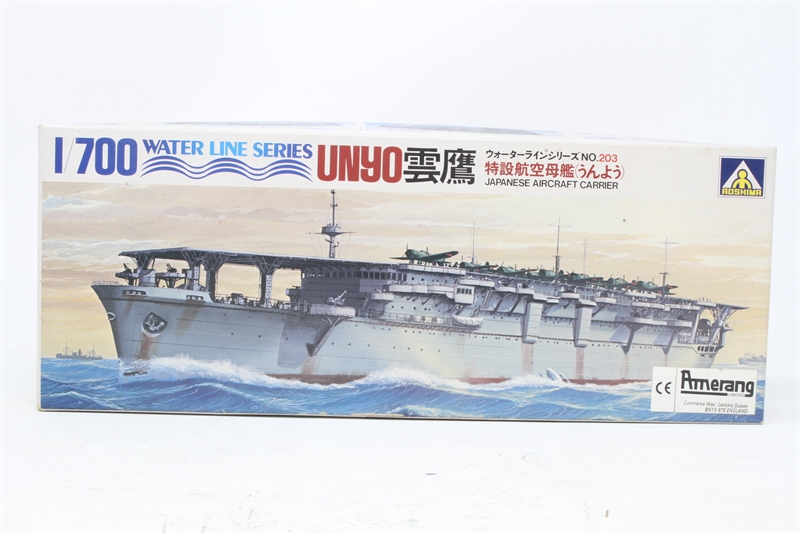 Aoshima 203AOS Japanese Aircraft Carrier Unyo - Hattons