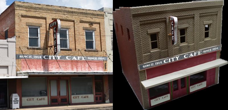 Scale Railroad Models 2040-HO City Cafe Kit