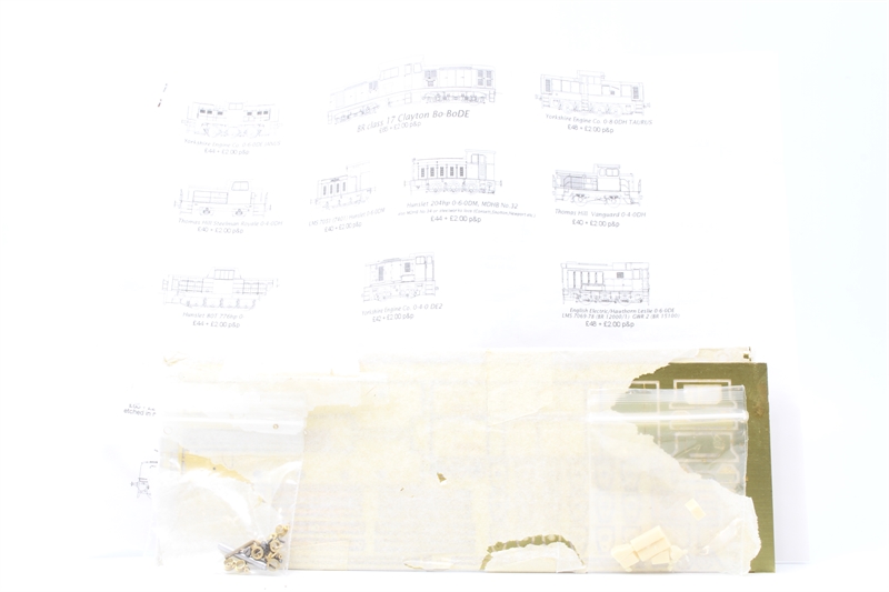 Judith Edge Kits 204Barclay 7mm Scale Barclay 204 HP 0-6-0 CLASS 5 DIESEL