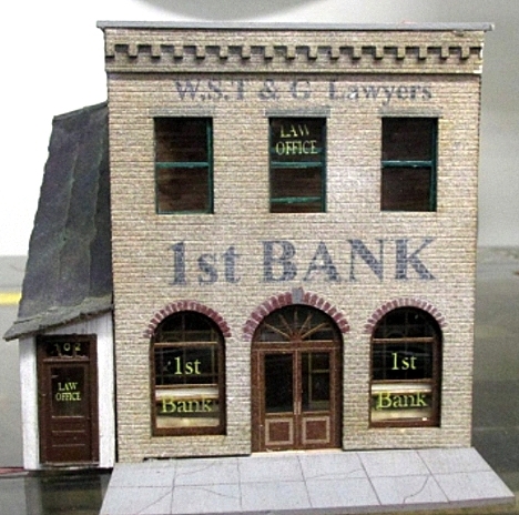 Rslaserkits 2067RSL First Bank Building Kit