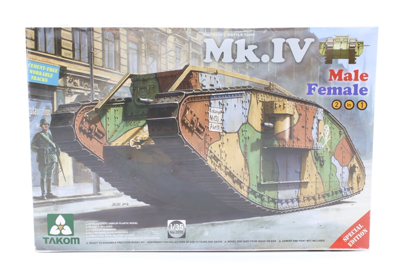 Takom 2076TAK Mk IV Male/Female - Hattons