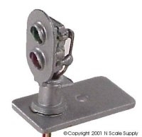 NJ International 2103NJI 2 Light Dwarf Ground Signal (Silver)