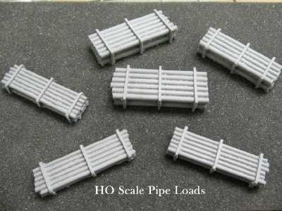 DP Model Train Products 2106DPMP Pipe Loads (6-Pack)